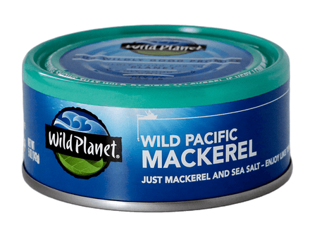 Boneless Canned Mackerel With Skin - Wild Planet Foods